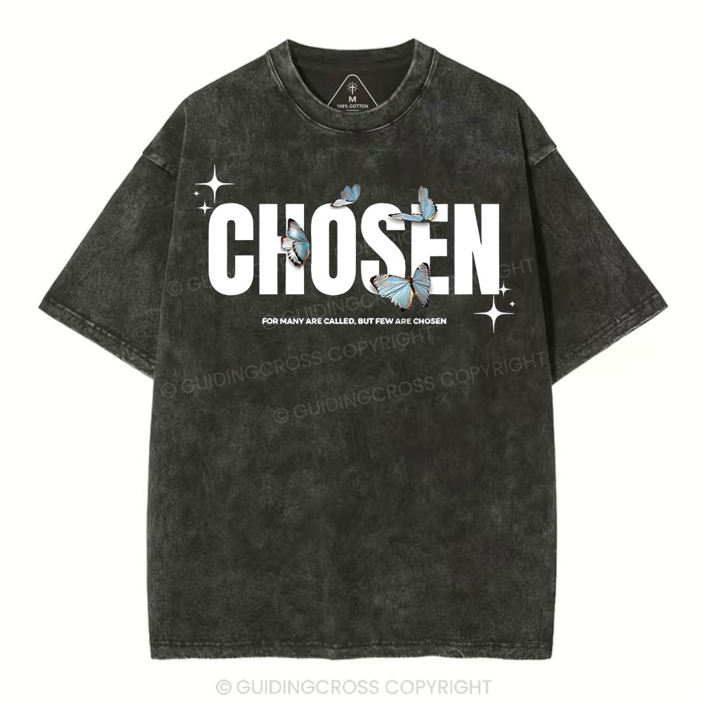 Chosen Chirstian Washed T Shirt Sale Guidingcross
