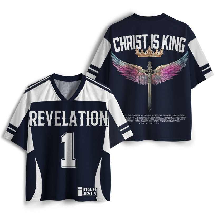 Christ Is King Christian Mesh Jersey Sale - GuidingCross