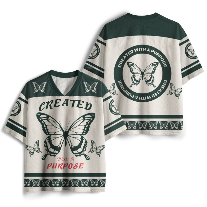 Created With A Purpose Christian Mesh Jersey Sale - GuidingCross