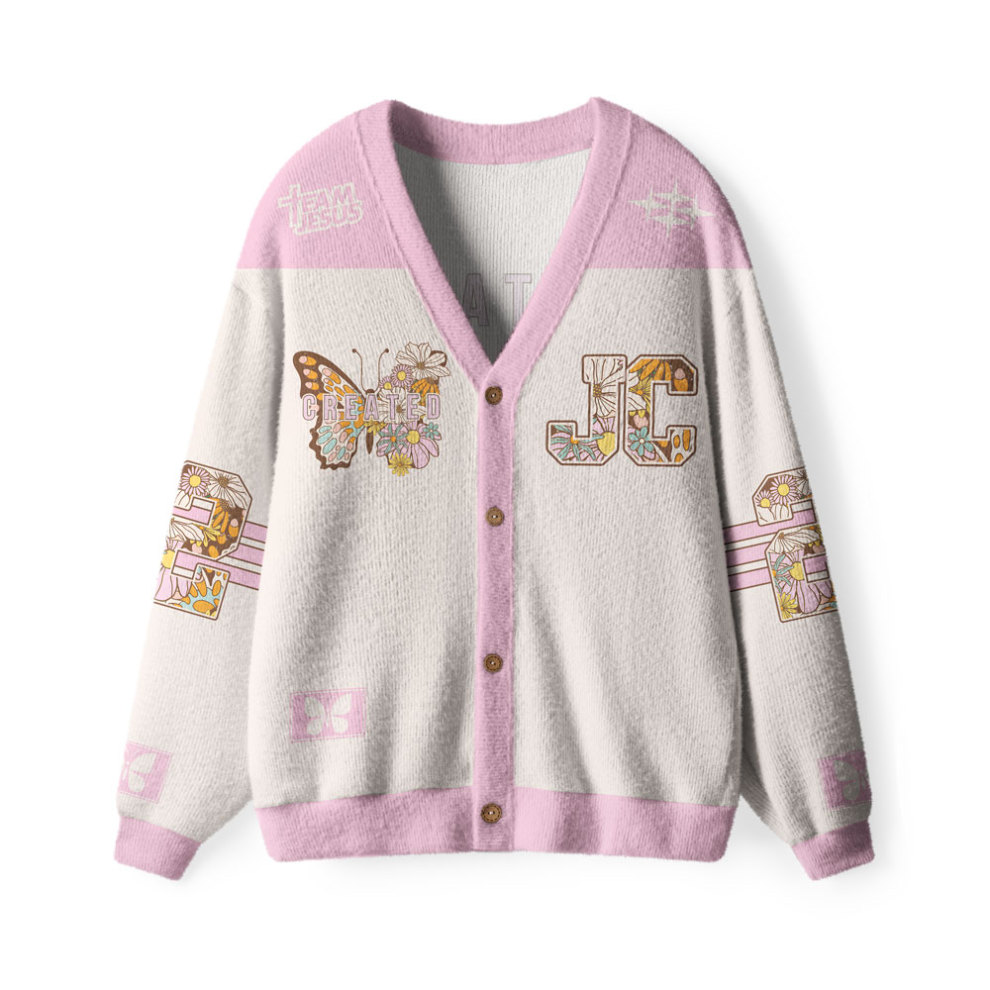 Created With A Purpose Christian Lightweight Cardigan Sale - GuidingCross