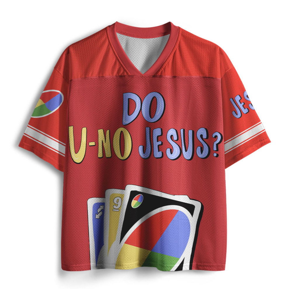 Do u-no Jesus Christian Mesh Jersey Sale - GuidingCross