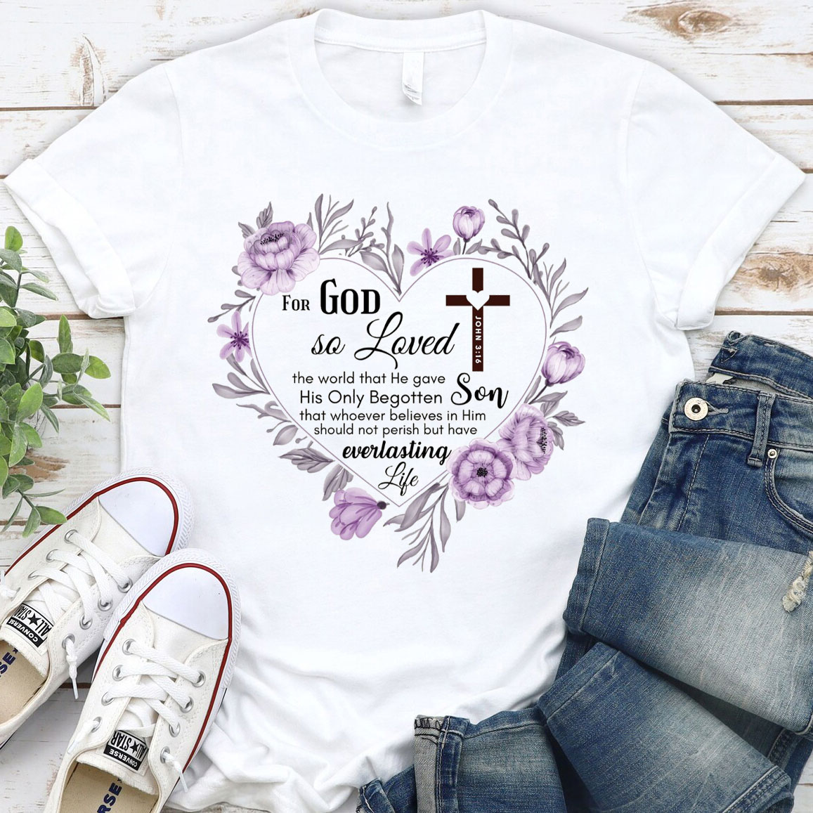 For God So Love The World Christian T Shirt Sale Guidingcross