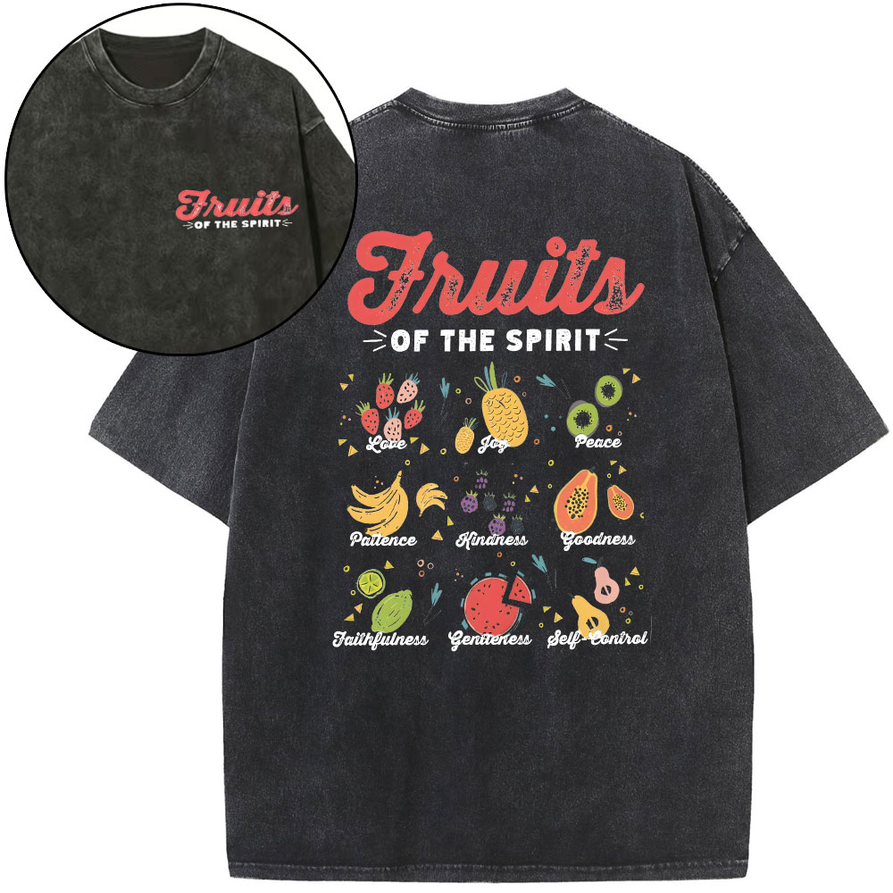 Fruit Of The Spirit Christian Wahsed T Shir Sale Guidingcross