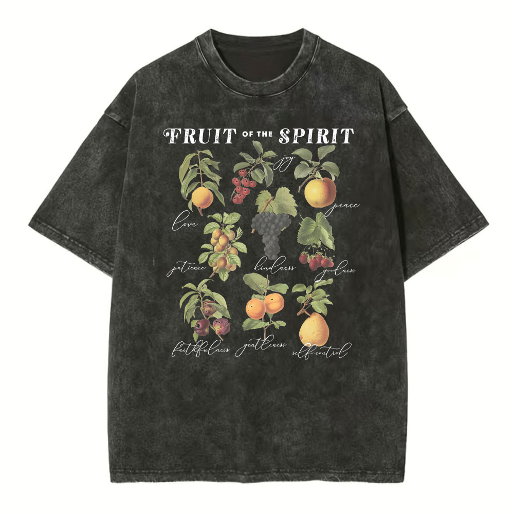 Fruit Of The Spirit Christian Washed T Shirt Sale Guidingcross