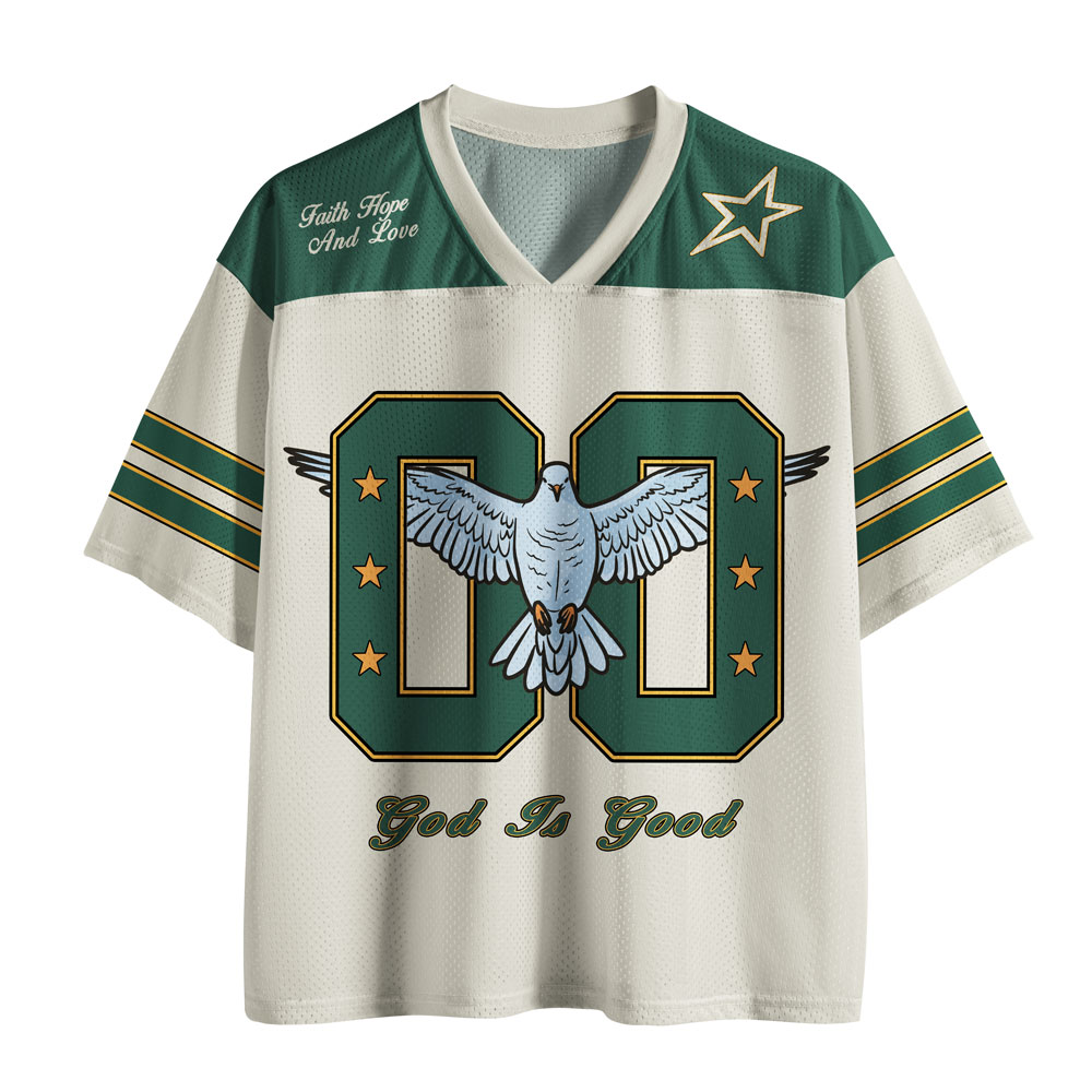 God Is Good Christian Mesh Jersey Sale - GuidingCross
