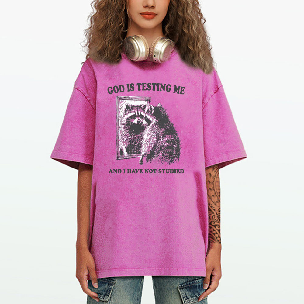 God Is Testing Me And I Have Not Studied Christian T-Shirt Sale ...