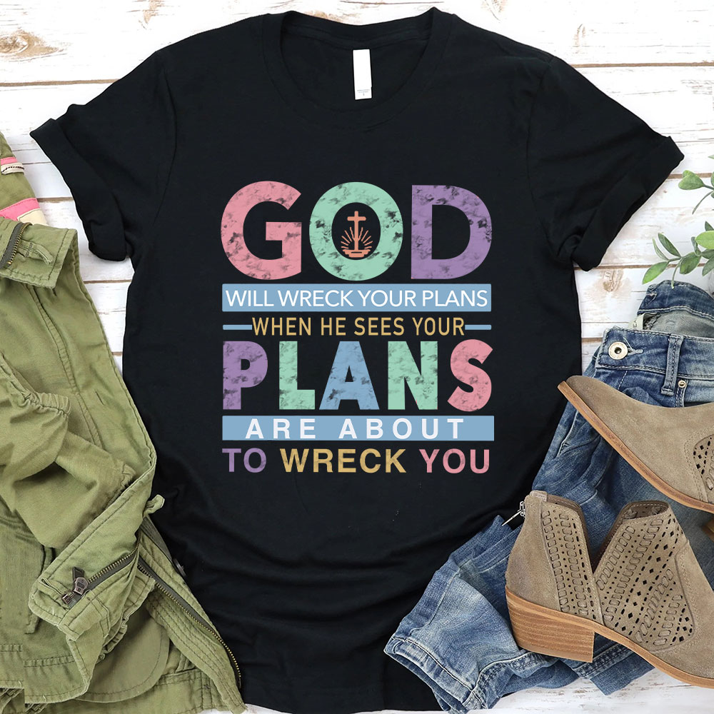 God Plans Christian T Shirt Sale Guidingcross