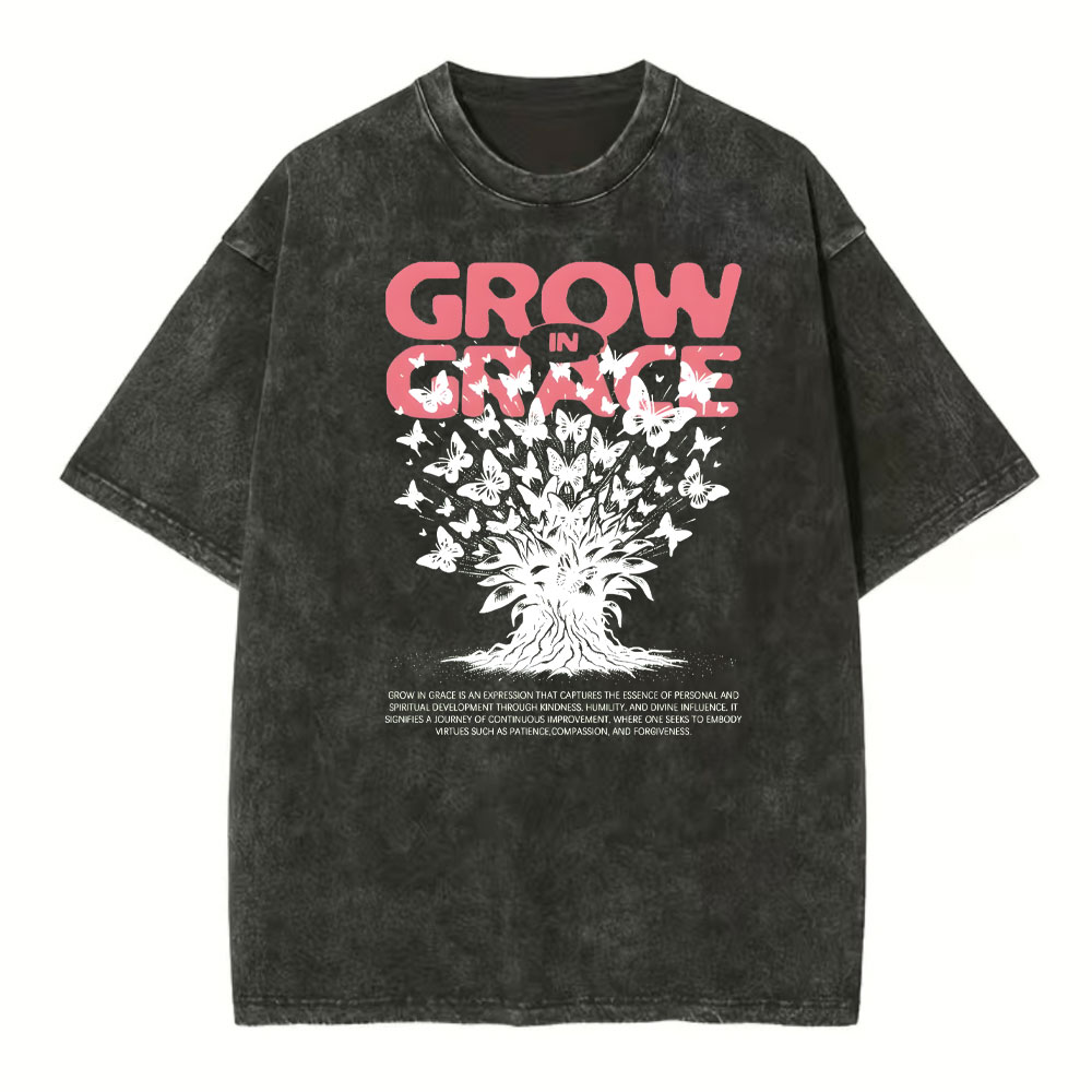 Grow In Grace Christian T Shirt Sale Guidingcross