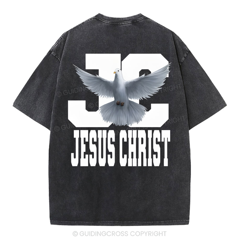 Jesus Christ Christian Washed T Shirt Sale Guidingcross