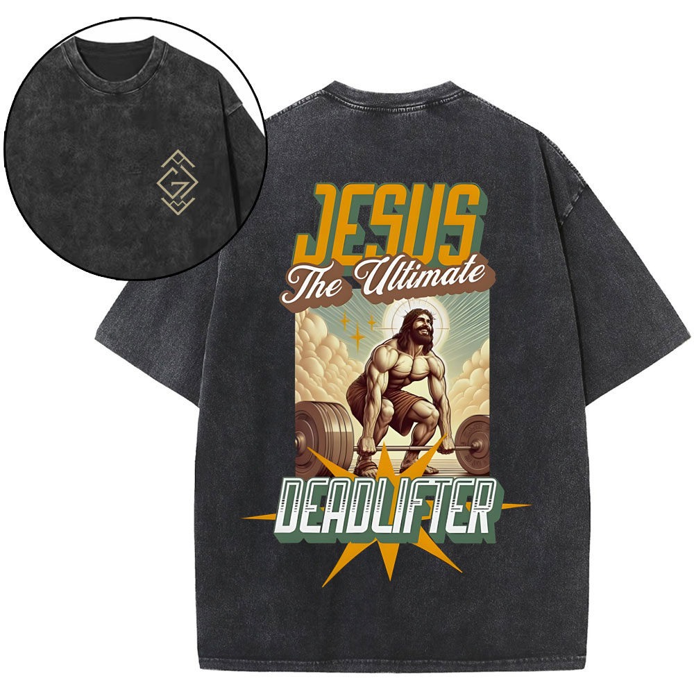 Jesus The Ultimate Chirstian Washed T Shirt Sale Guidingcross
