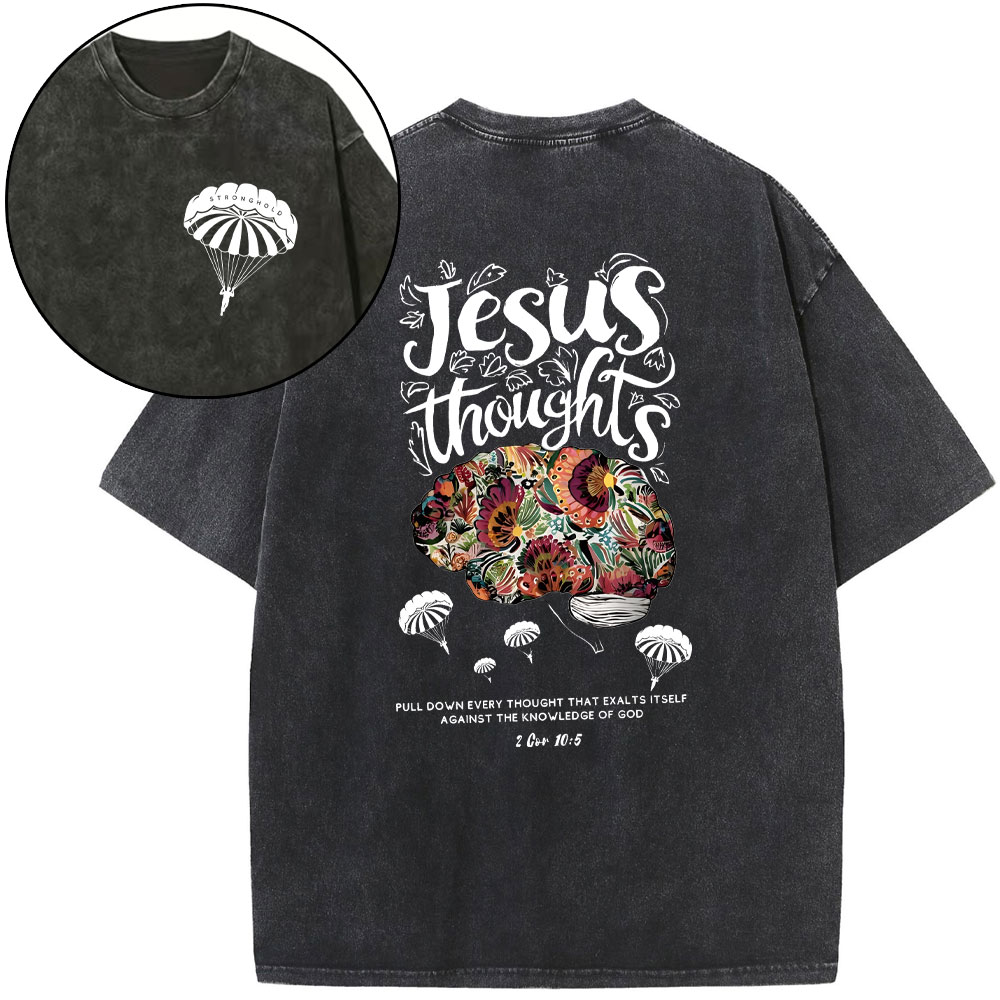 Jesus Thoughts Christian Wahsed T Shirt Sale Guidingcross