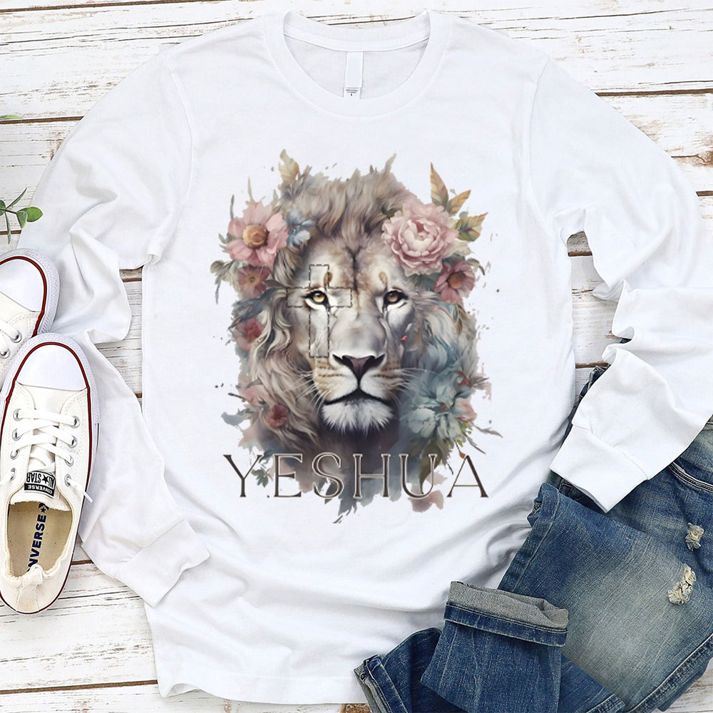Lion Yeshua Christian Long Sleeve T Shirt Sale Guidingcross