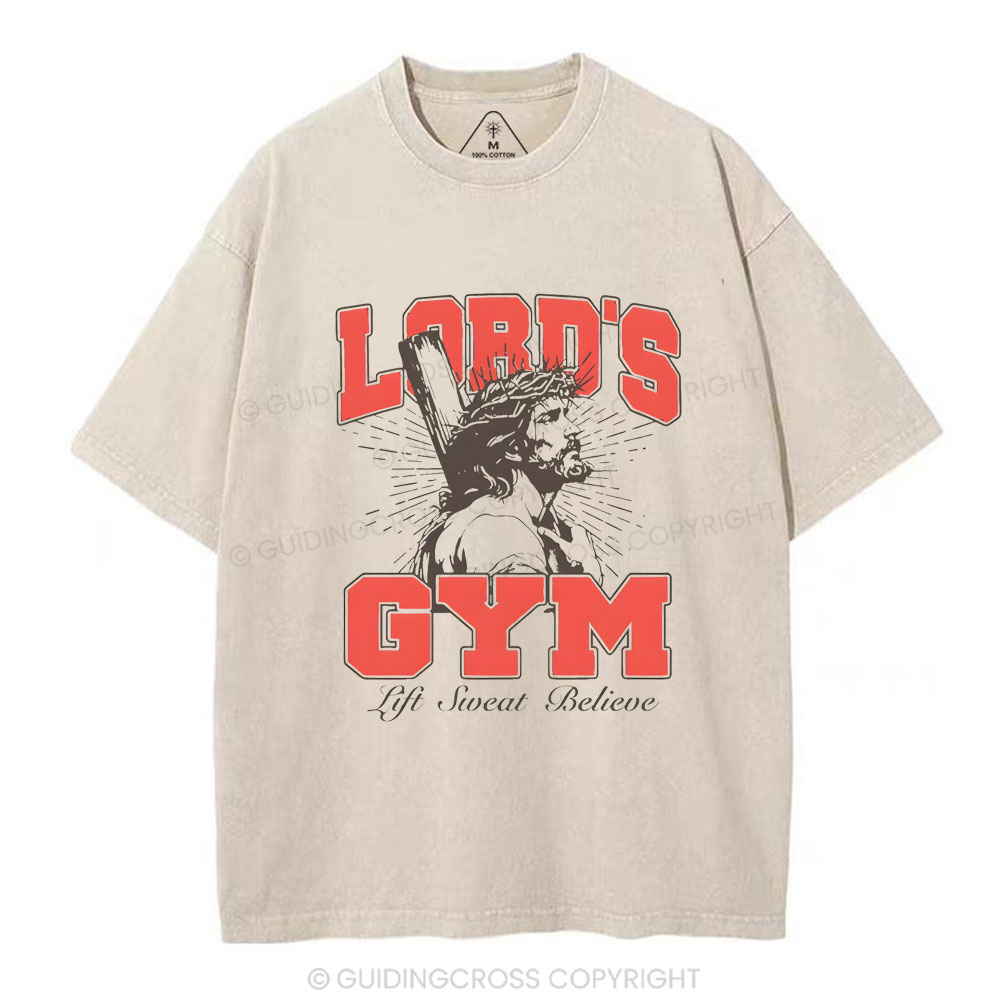 Lords Gym Chirstian Washed T Shirt Sale Guidingcross