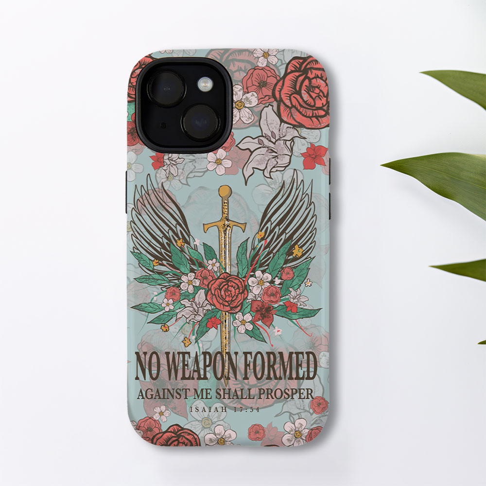 No Weapon Formed Christian Phone Case Sale - GuidingCross