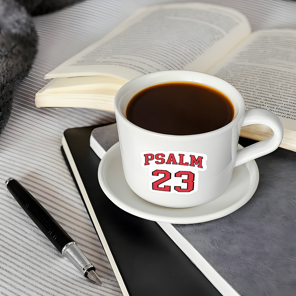 PSALM 23 Christian Stickers Sale - GuidingCross