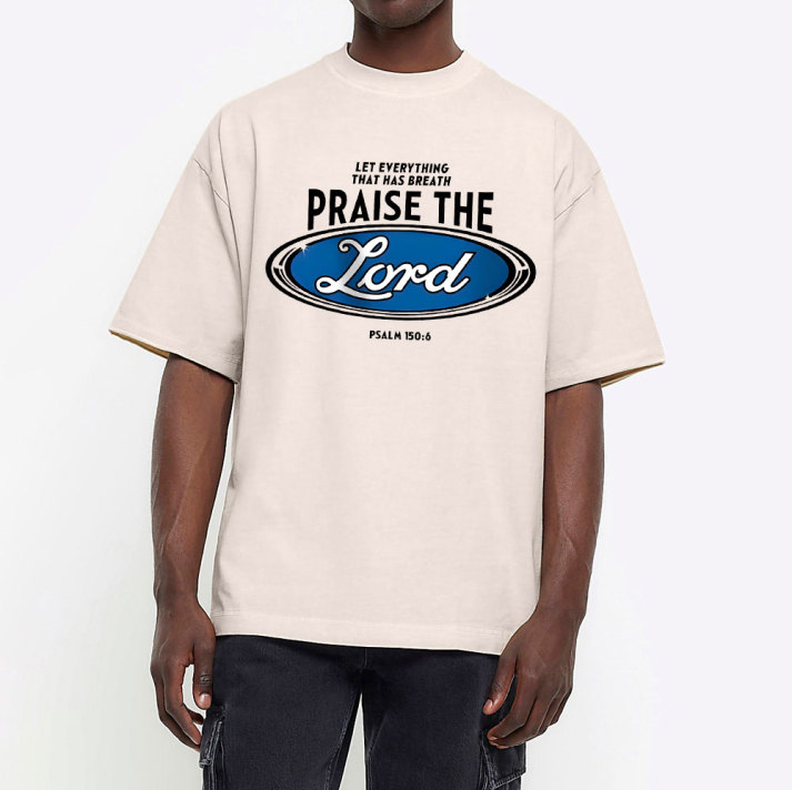 Praise The Lord Christian Washed T-Shirt Sale - GuidingCross