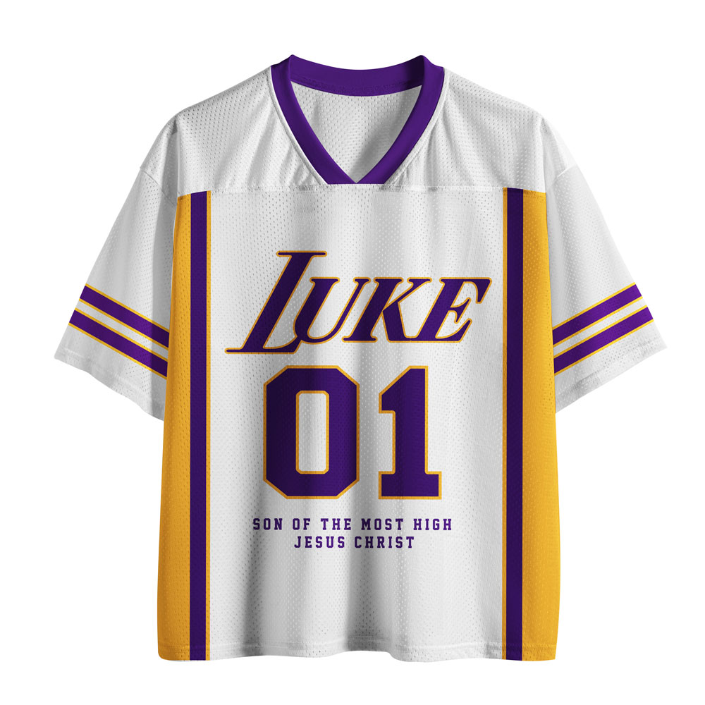 Son Of God Christian White Mesh Jersey Sale - GuidingCross