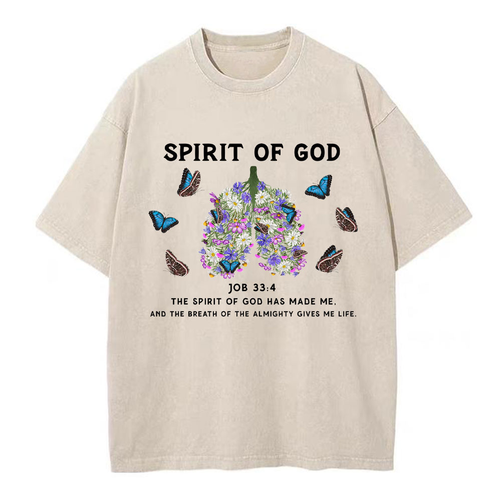 Spirit Of God Christian Washed T Shirt Sale Guidingcross