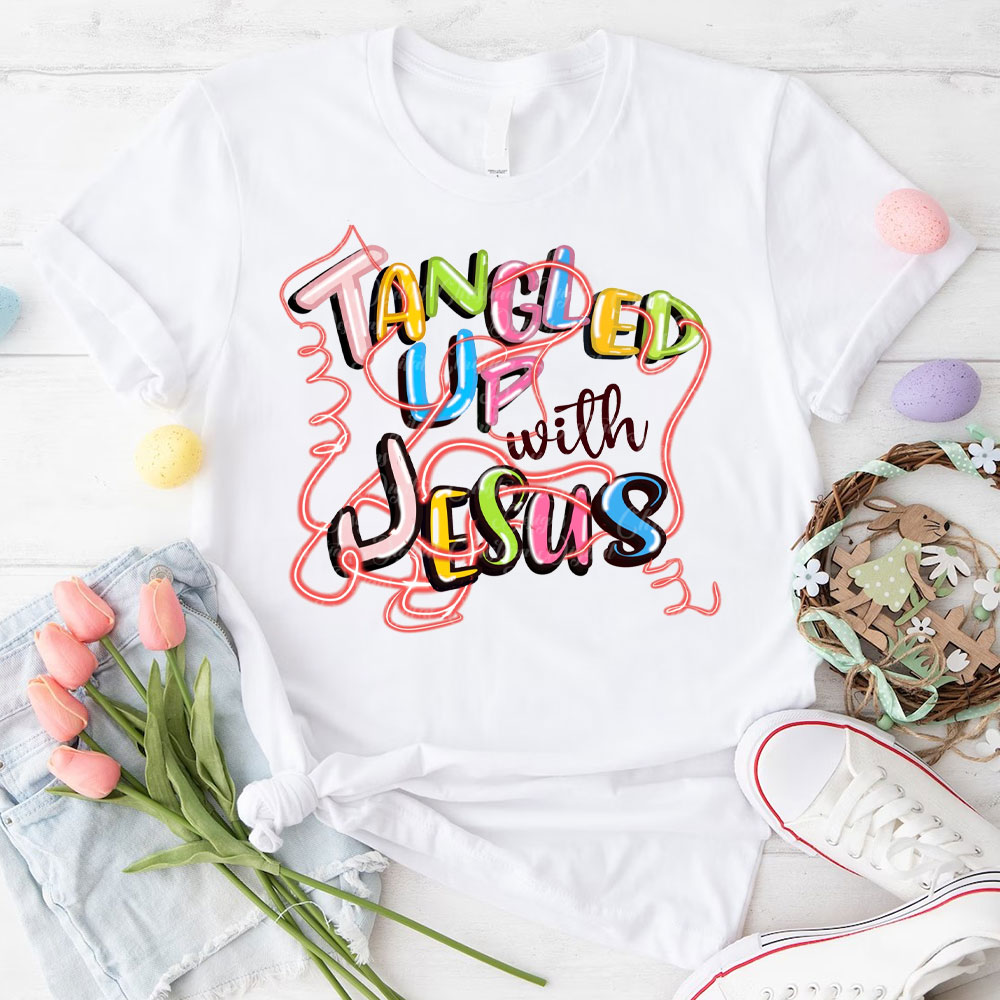 Tangled Up With Jesus Christian T Shirt Sale Guidingcross