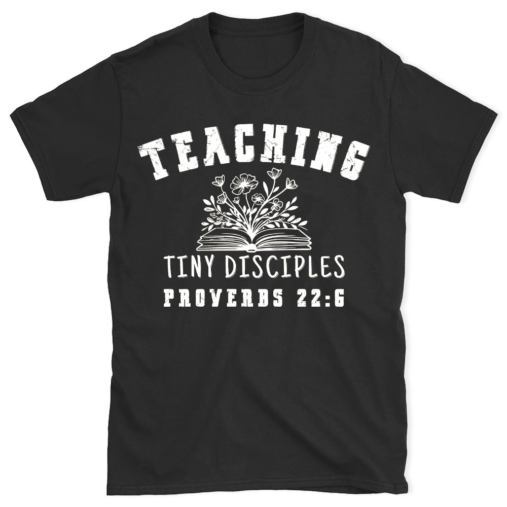 Teaching Tiny Disciples Christian Washed T Shirt Sale Guidingcross