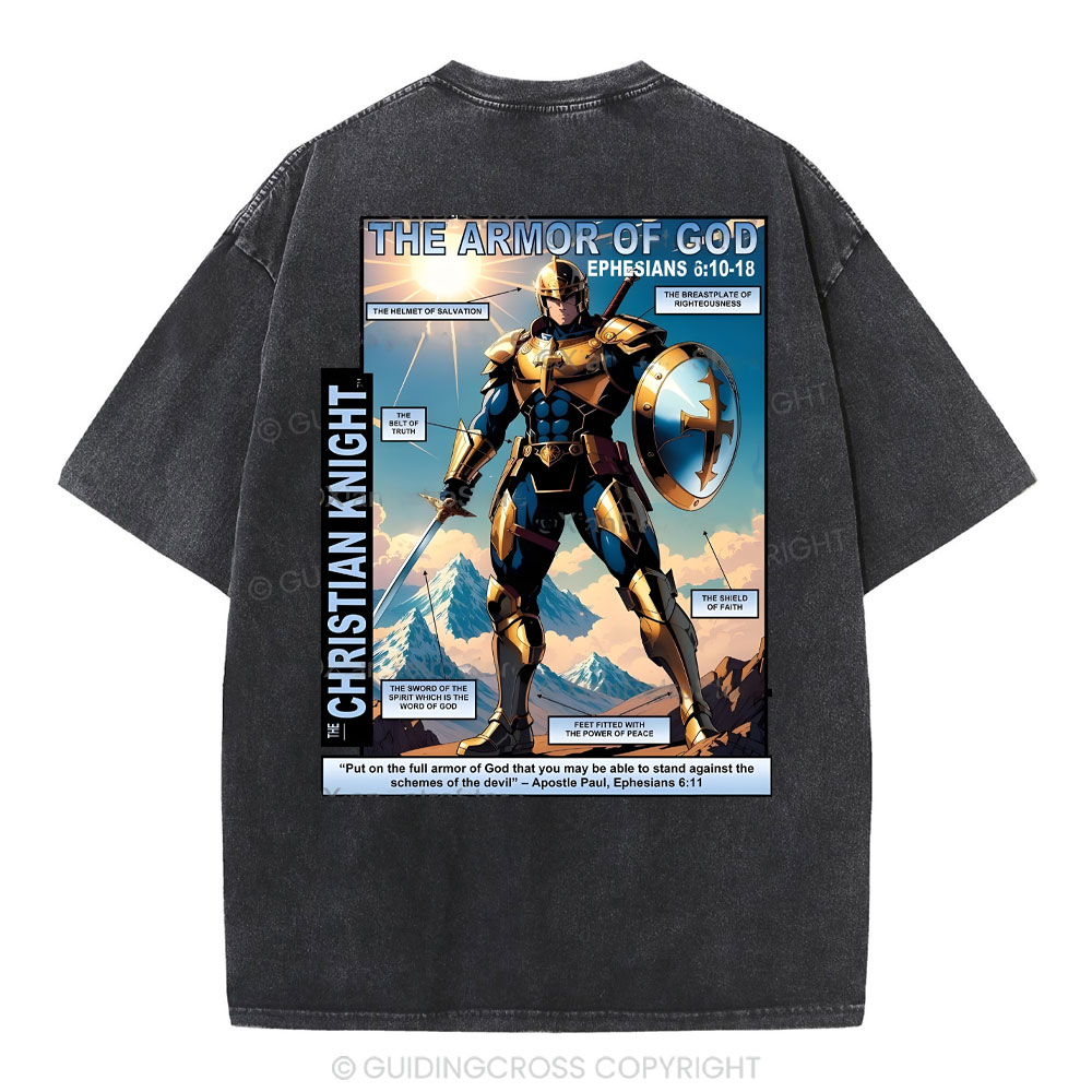 The Christian Knight Christian Washed T Shirt Sale Guidingcross