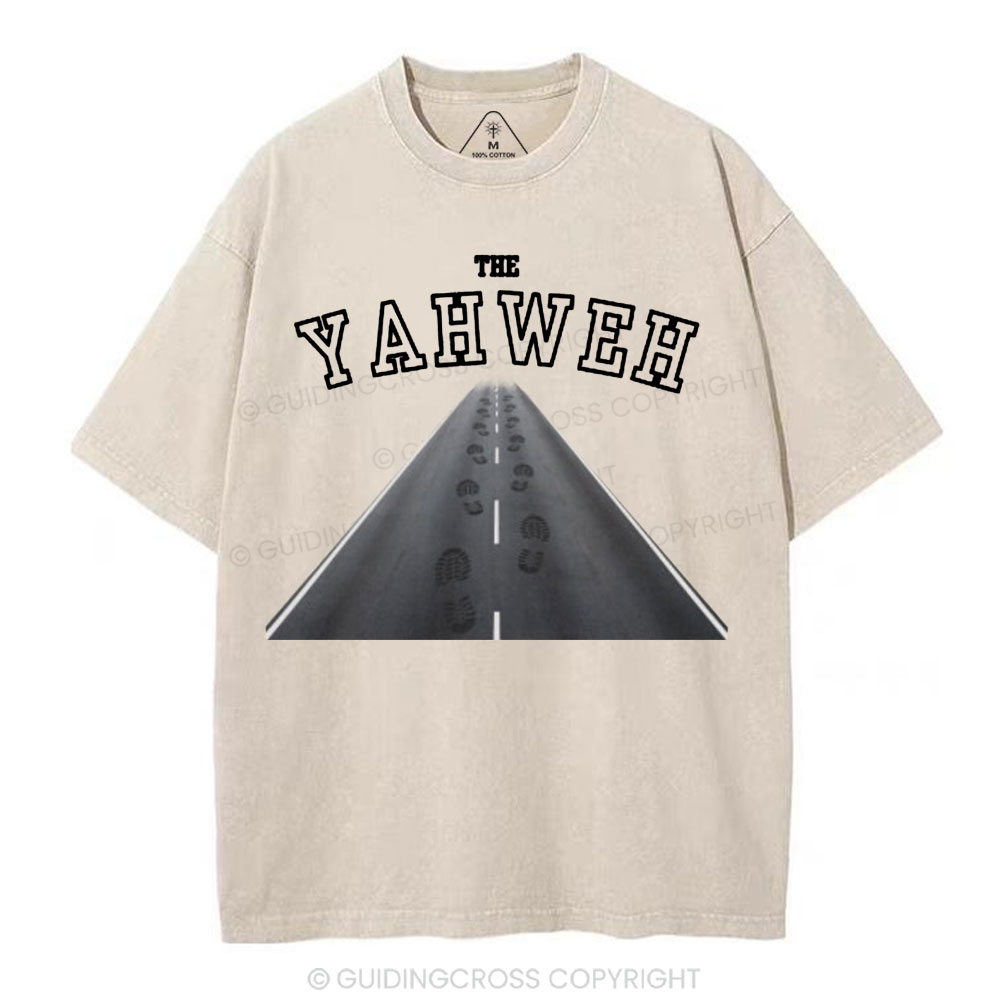 The Yahweh Christian Washed T Shirt Sale Guidingcross