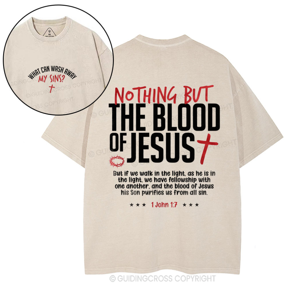 New-Sample Christian Washed T-Shirt Sale - GuidingCross