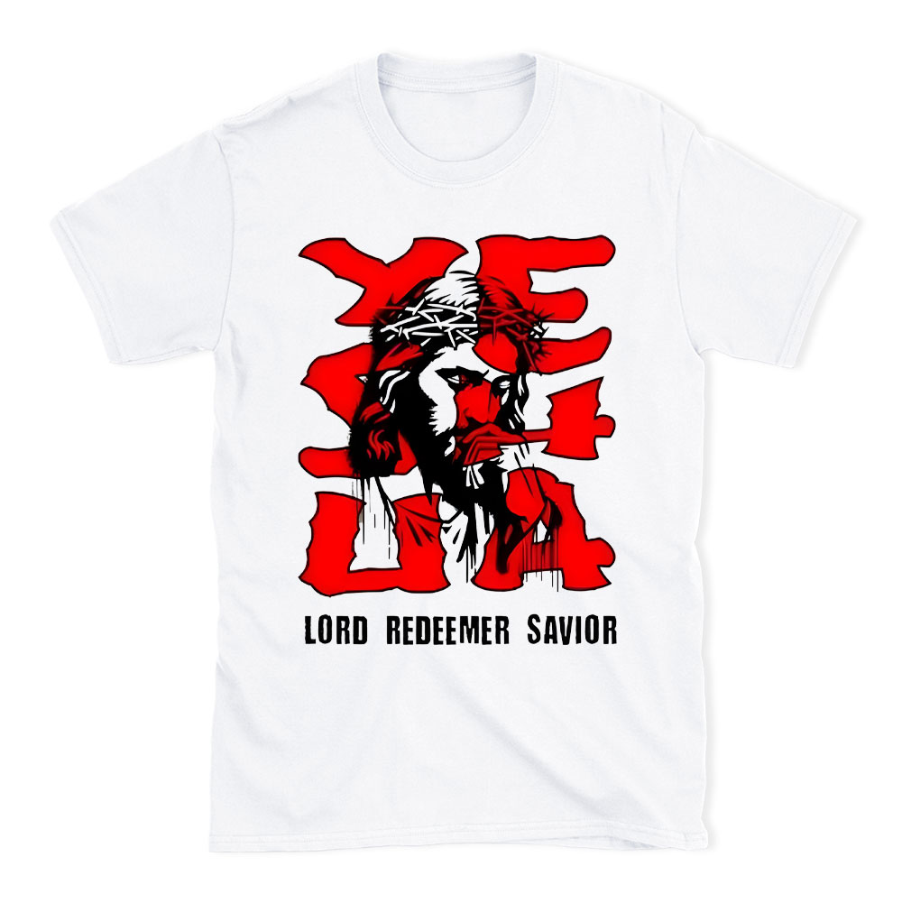 Yeshua Lord Redeemer Savior Christian T Shirt Sale Guidingcross