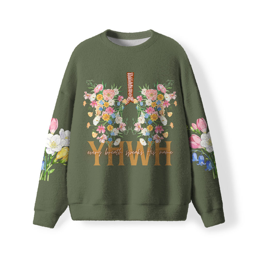 Yhwh Every Breath Speak His Name Christian Lightweight Sweater ...