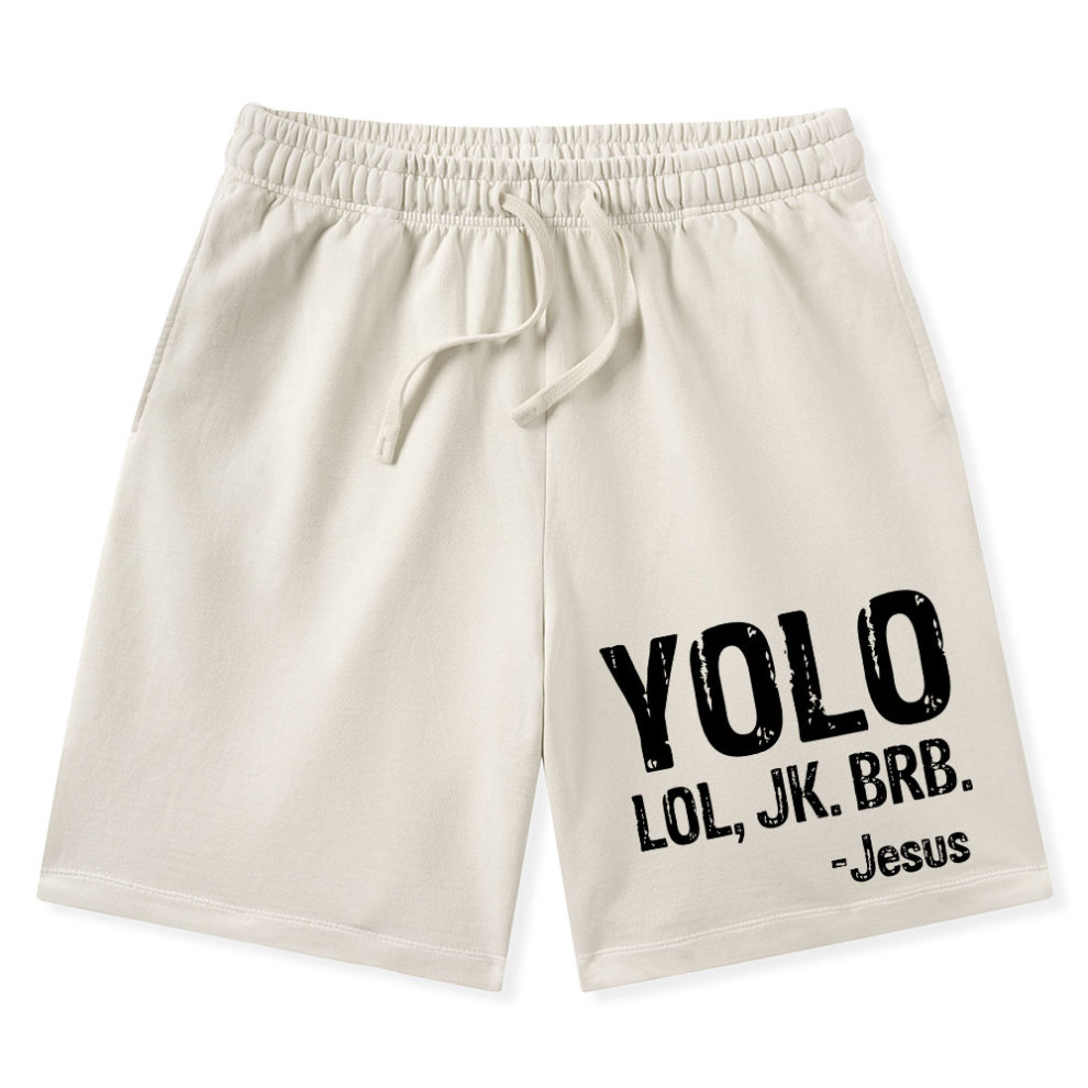 Yolo Christian Washed Shorts Sale - GuidingCross