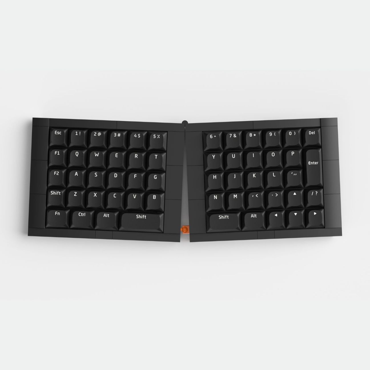 KBDcraft Israfel 50% Ergo Split Low Profile Mechanical Keyboard