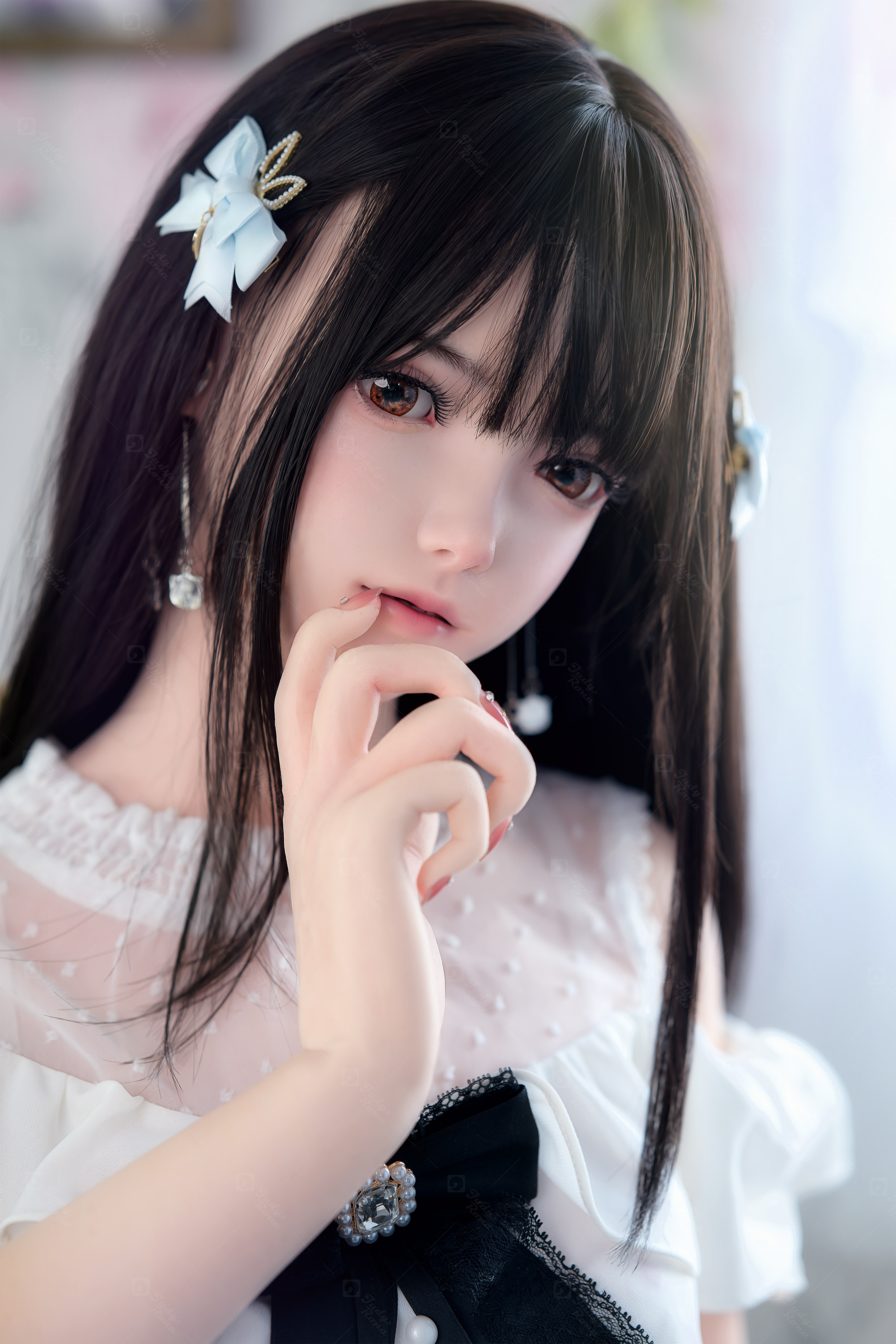 JR | Kaori - 4Ft 11(150cm) Japanese JK skirt Silicone Sex Doll -First ...