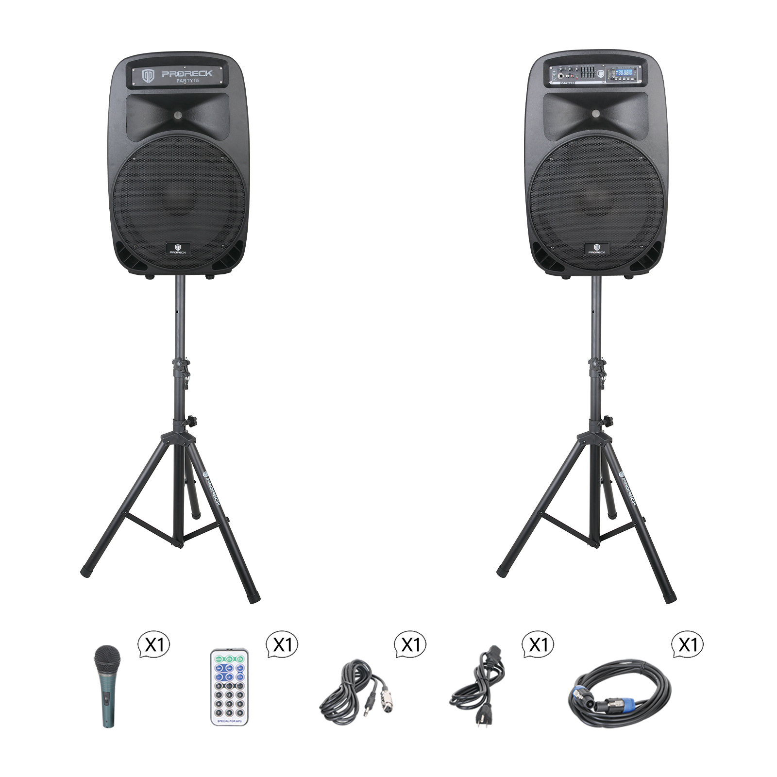 PRORECK Club 6000 | 6000W Powered Subwoofer PA System