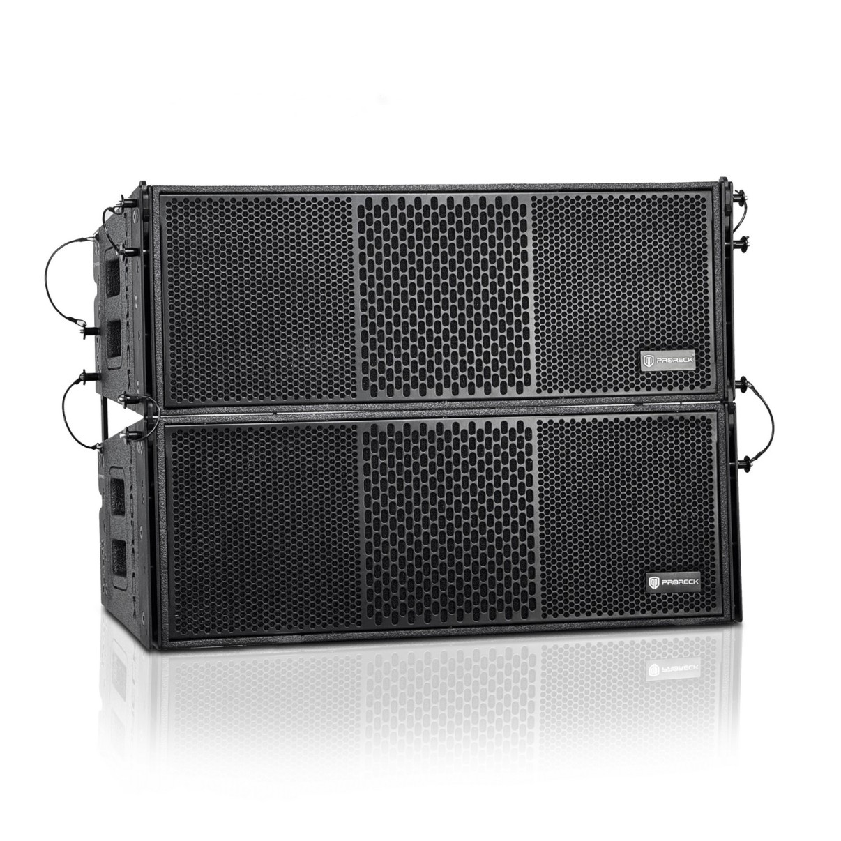 PR-208AP-2F 8" Powered Line Array Speaker with Fly Bar- PRORECK