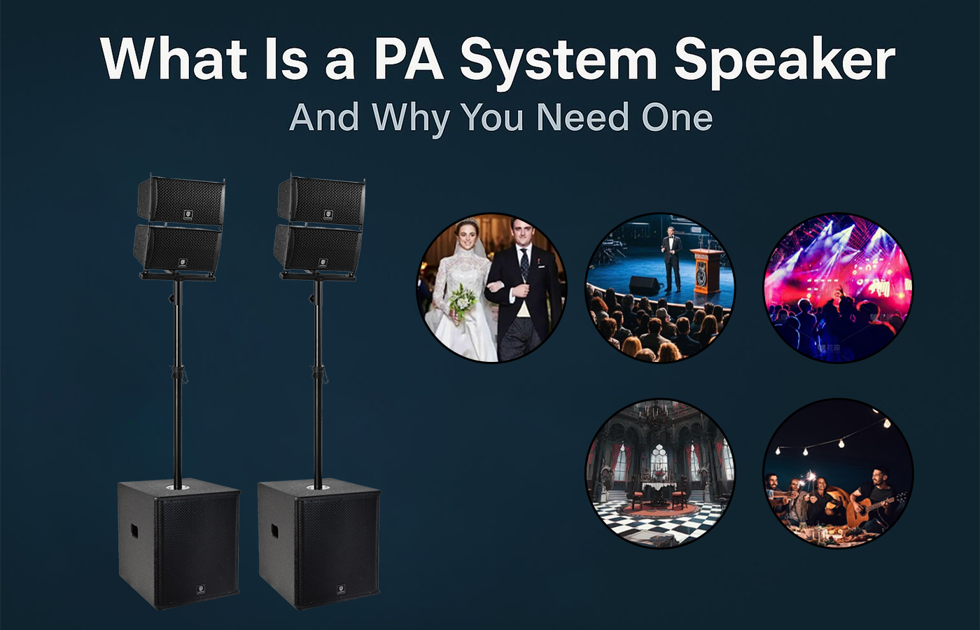 What Is a PA System Speaker? Discover PRORECK CLUB-6000 & SP15 for ...