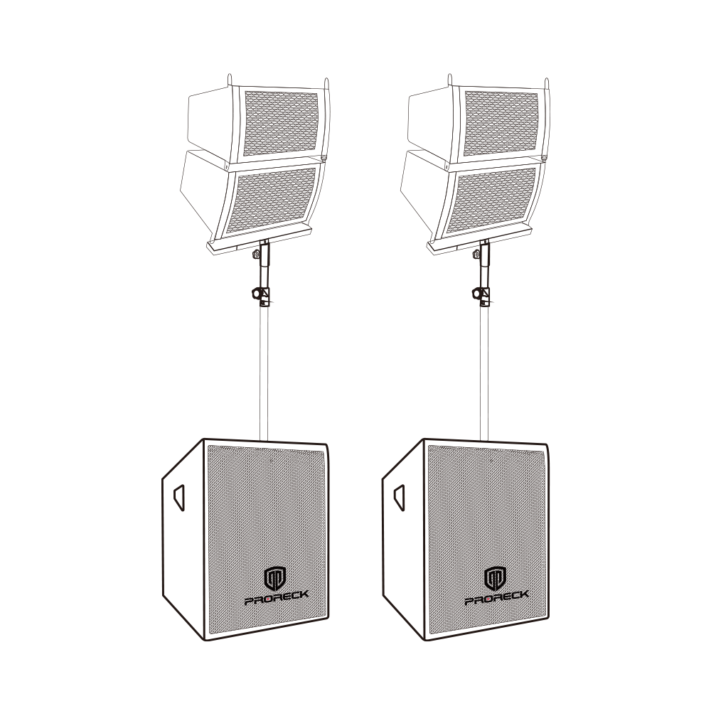 PA Speakers and Subwoofers in Good Quality - PRORECK