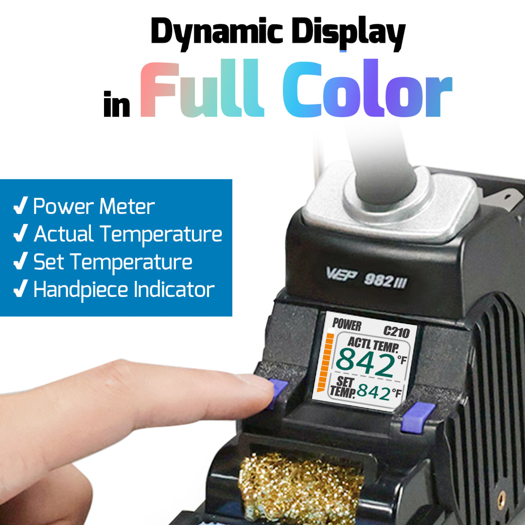 Micro Soldering Station Compact WEP 982 with Precision Soldering Iron