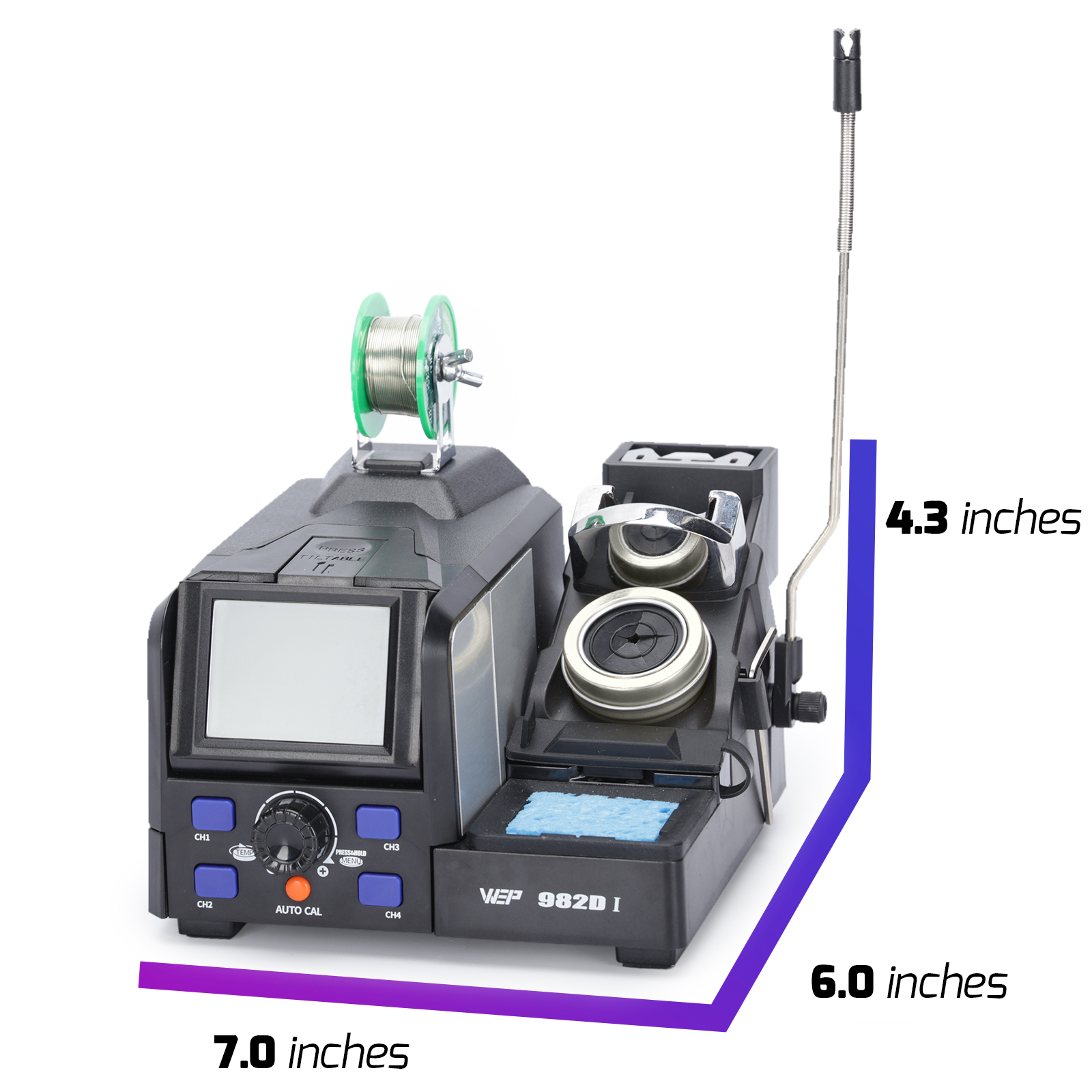 Tweezer Soldering Iron WEP 982D I Hot Tweezers Station for SMD Rework