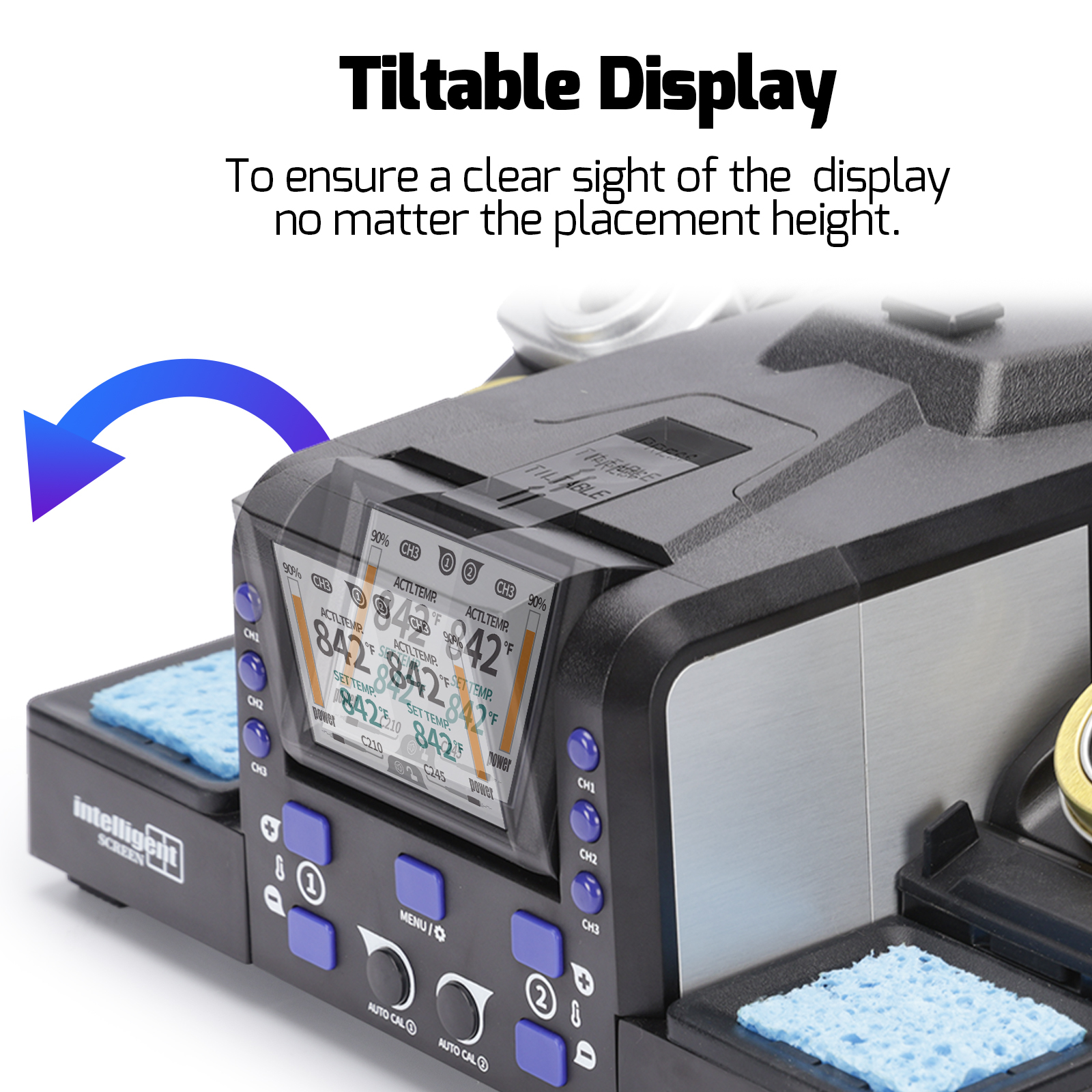 Micro Soldering Station 2 IN 1 with C245 and C210 Precision Soldering Iron