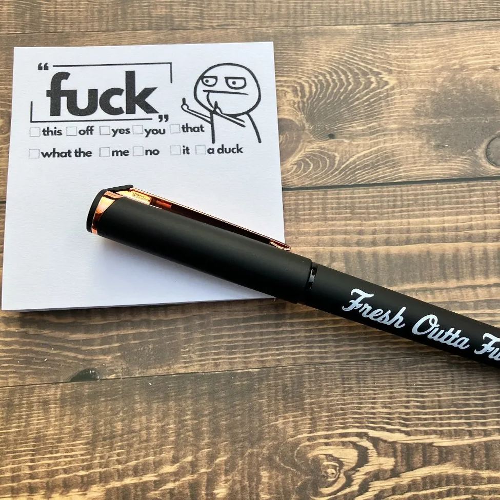 ๐๐2023 Christmas T Fresh Outta Fucks Pad And Pen