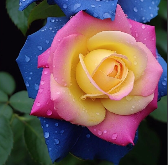 Rare Tri-Color Rose Seeds