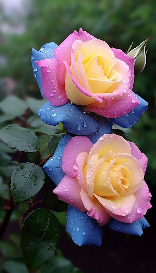 Rare Tri-Color Rose Seeds