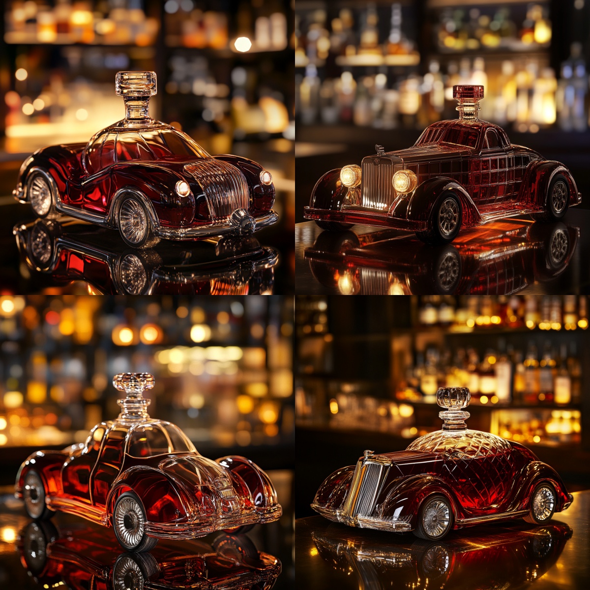 🔥Limited time and limited quantity sale🔥Luxury car shaped wine bottl ...