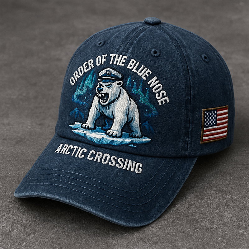 US Navy Blue Nose Challenge Hat – Crossing the North Pole – visualfavor