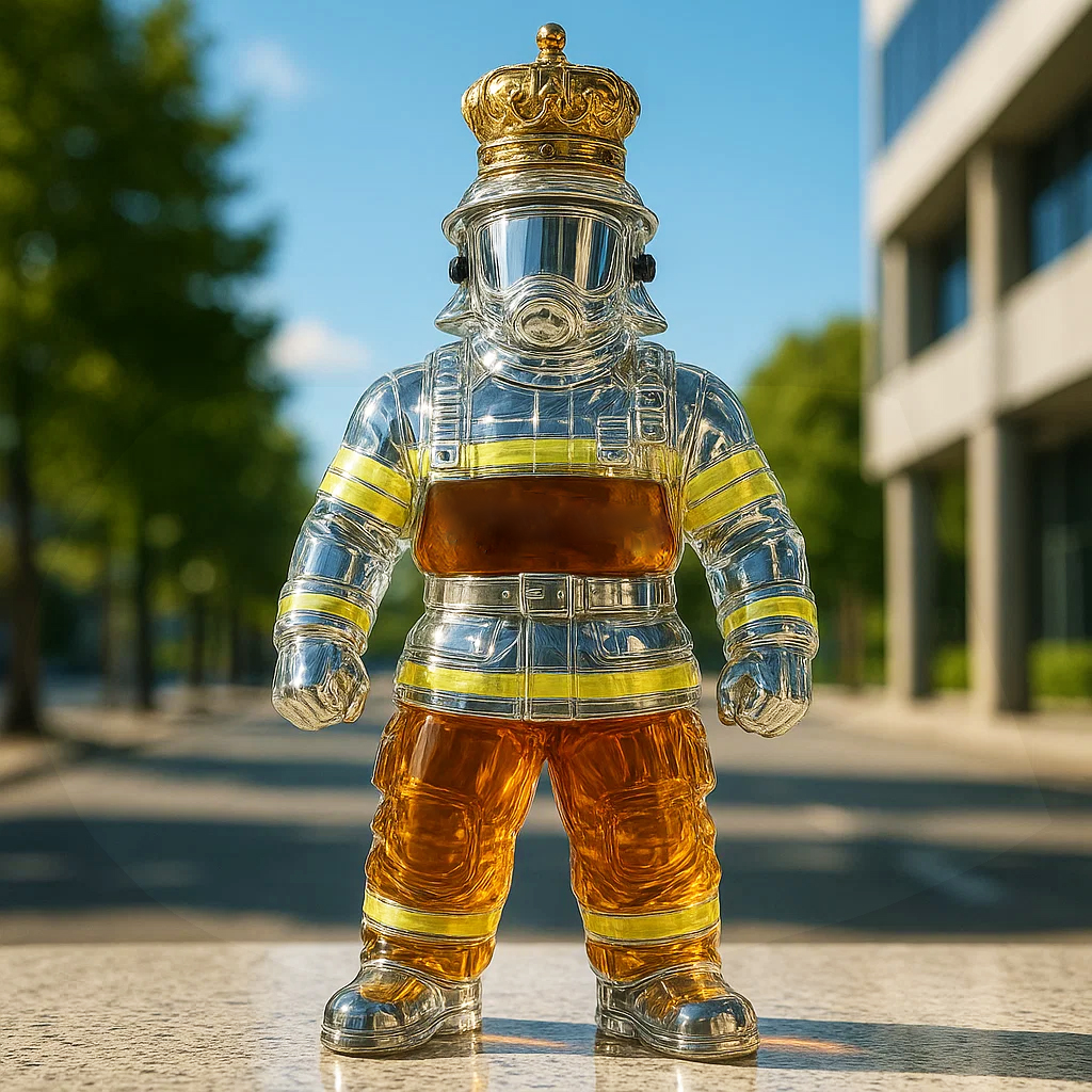 Fireman's Whiskey Bottle – visualfavor