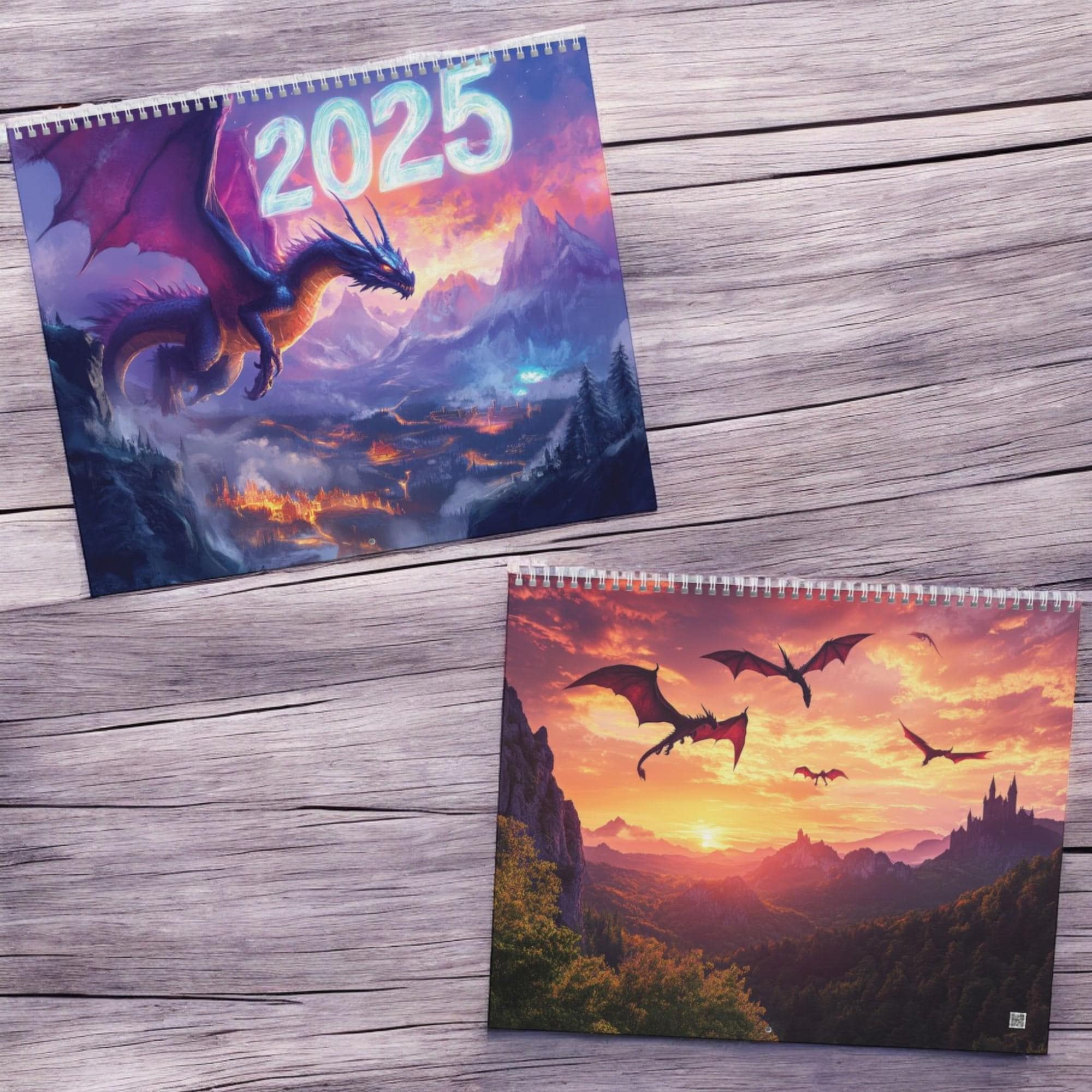 Fantasy Dragon Wall Calendar 2025 – visualfavor