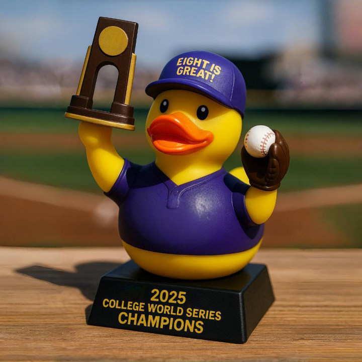 LSU’s 2025 Champion Duck – visualfavor