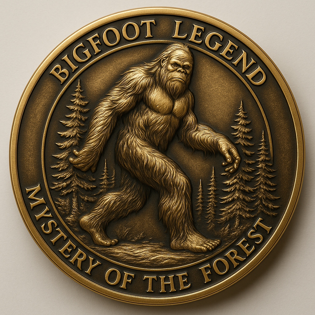 🦶Bigfoot Legend Mystery Of The Forest Commemorative Coin – visualfavor