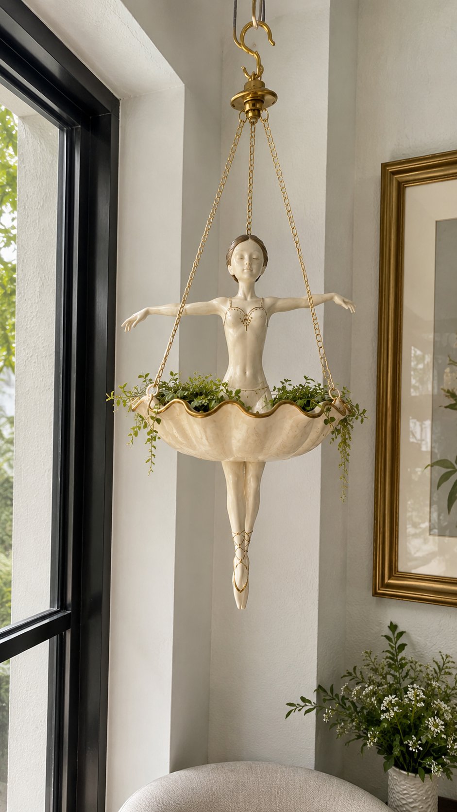 Ballerina Hanging Planter