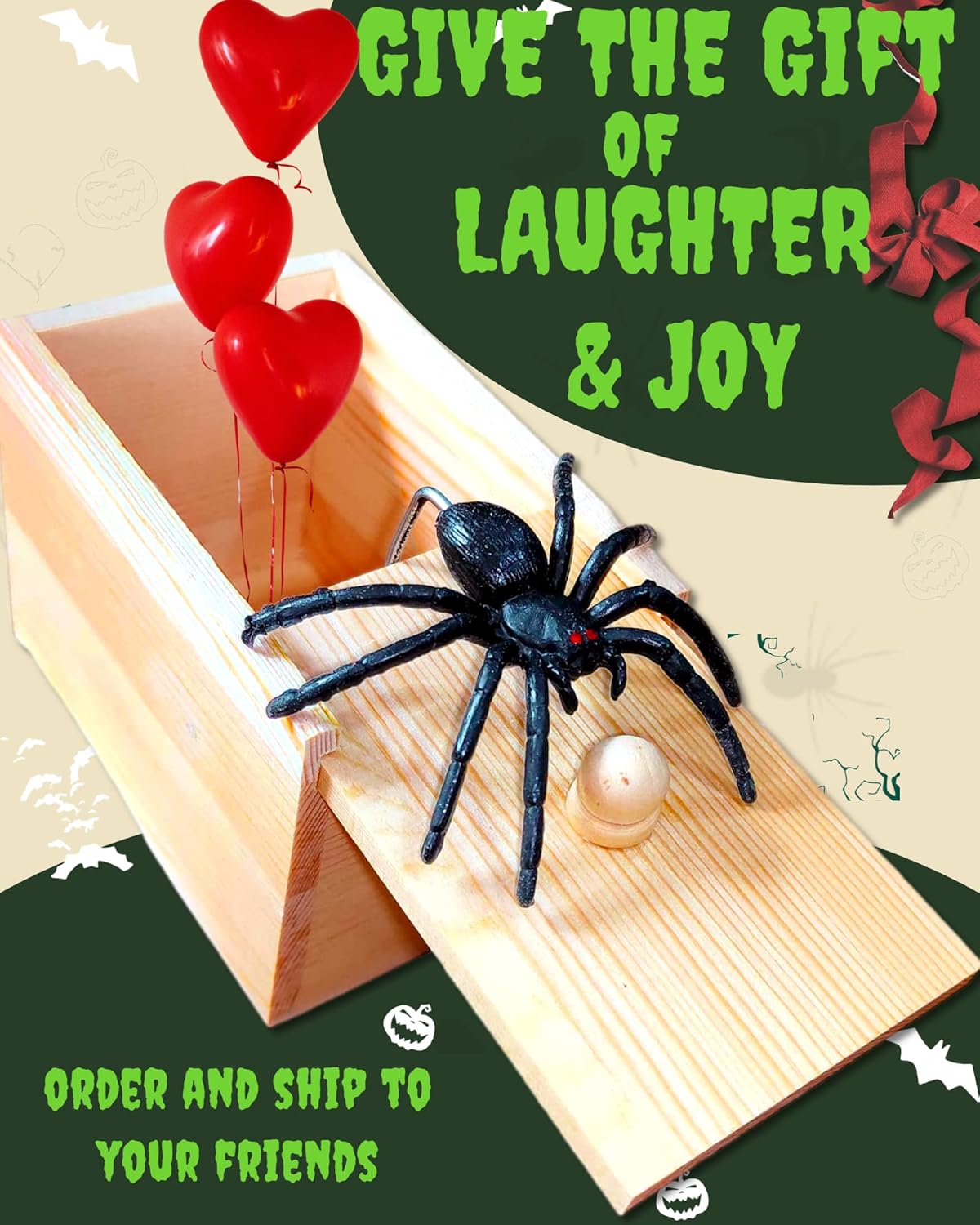 🔥Last Day 49% OFF🔥Spider Scare Prank Box